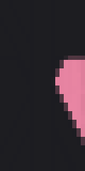 Half a Heart Minecraft Banner