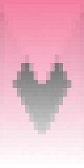 Cute Heart Minecraft Banner