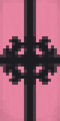 pink shield Minecraft Banner