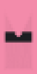 Pink sheep moustache Minecraft Banner