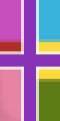 Rainbow Norway Flag Minecraft Banner