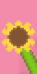 Sunflower Minecraft Banner
