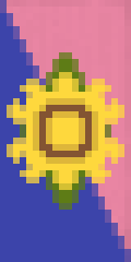 Sunflower Shield Minecraft Banner