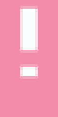 Pink Exclamation Minecraft Banner