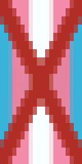 anti trans flag Minecraft Banner