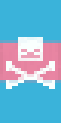 Trans Pirate Flag Minecraft Banner