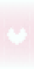 Minecraft white pink heart Minecraft Banner