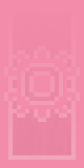 Overloaded pink flower banner Minecraft Banner