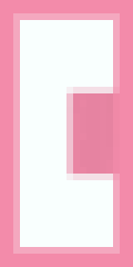 Pink C Minecraft Banner