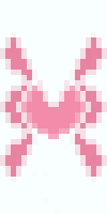 Pink Glowing Heart Banner Minecraft Banner