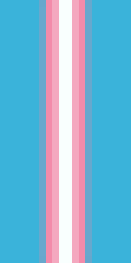 Trans flag Minecraft Banner