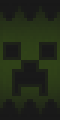 creeper geting eat Minecraft Banner