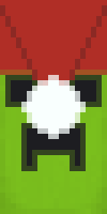 Christmas creeper Minecraft Banner