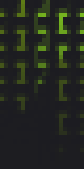 Matrix Text Rain Minecraft Banner