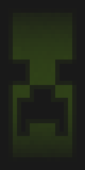 Dark Shadow Creeper Minecraft Banner