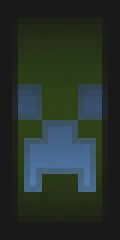 sick creeper Minecraft Banner