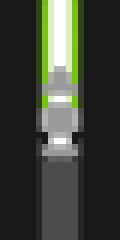 Green Lightsaber Minecraft Banner