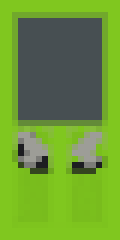 Lime Green Gameboy(shield) Minecraft Banner