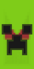 Blushing Creeper Minecraft Banner