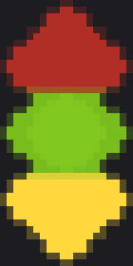 An Actually Good Looking Stoplight Banner ( On A Shield. ) Minecraft Banner