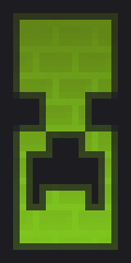 Creeper shield Minecraft Banner