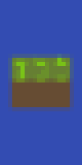 Cute Little Dirt Block Minecraft Banner
