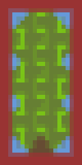 Picture of a tree Minecraft Banner