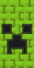 Realistic Creeper Minecraft Banner