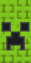 creep creepy Minecraft Banner