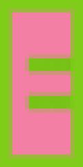 Letter E Minecraft Banner