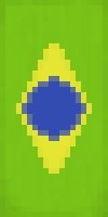 Brazilian Flag Minecraft Banner