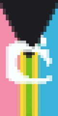 Pansexual Demiromantic Flag Minecraft Banner