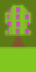Wonky Azalea tree Minecraft Banner