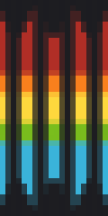 Rainbow Stripe Banner Minecraft Banner