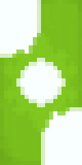 Reversed yoshi egg Minecraft Banner