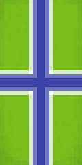 🔵🟢| Flag Of Republic Of Greenland |🔵🟢 Minecraft Banner