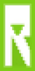 Letter R Minecraft Banner