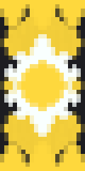 Yellow Energy Shield Minecraft Banner