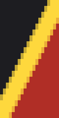 Sideways Belgium Minecraft Banner