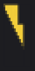 Lightning bolt Minecraft Banner