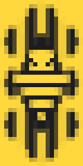 Buff Bee Minecraft Banner