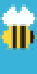 Bee Minecraft Banner
