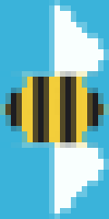Abeja/Bee Minecraft Banner