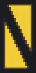 Left Caution Minecraft Banner