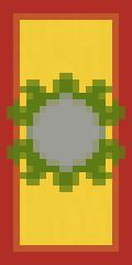 My attempt at designing a scutum (Roman shield) Minecraft Banner