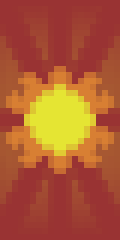 Solar Flare Minecraft Banner