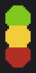 Black Traffic Light Minecraft Banner