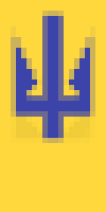 Herb of Ukraine (inverted) Minecraft Banner