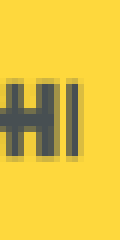 Minecraft "HI" Banner Minecraft Banner