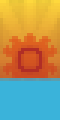 the rising sun Minecraft Banner